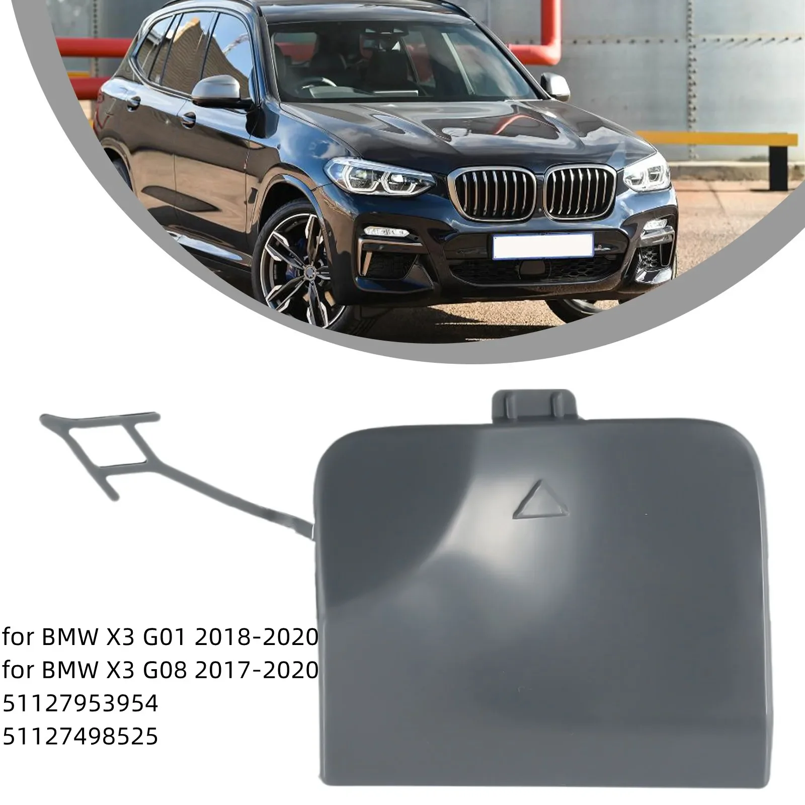 Car Accessories Tow Eye Hook Cover Cap 51127953954, 51127498525 ABS ...