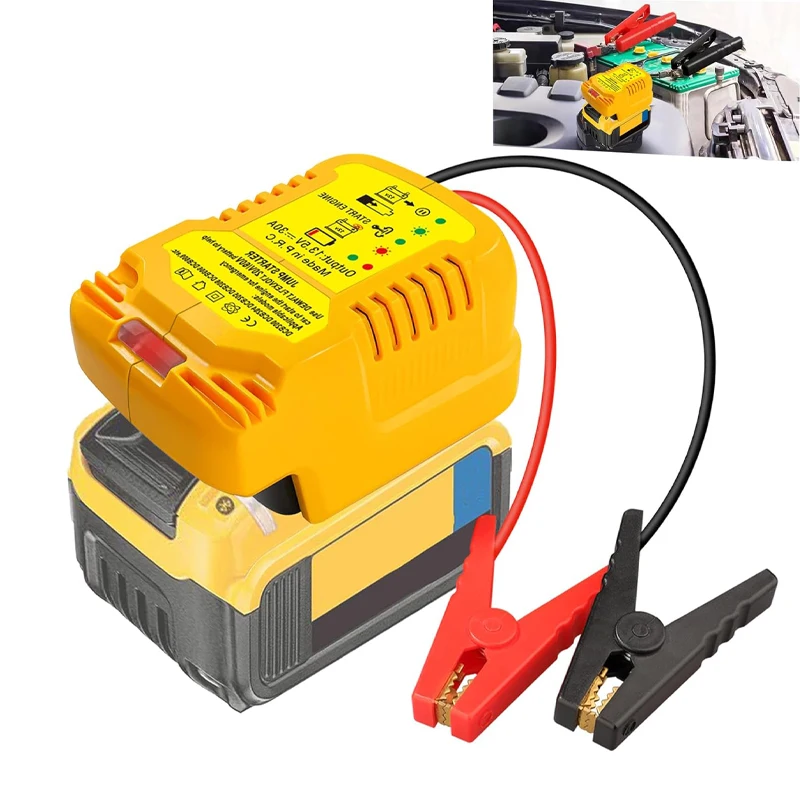 Car-Jump-Starters-Adapter-for-DeWalt-18V-20V-Battery-DCB204-DCB206-with ...