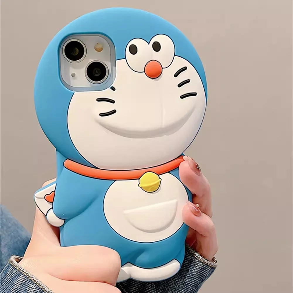 Miniso-Cartoon-Doraemon-3D-Silicone-Phone-Case-for-iPhone-15-promax-14 ...