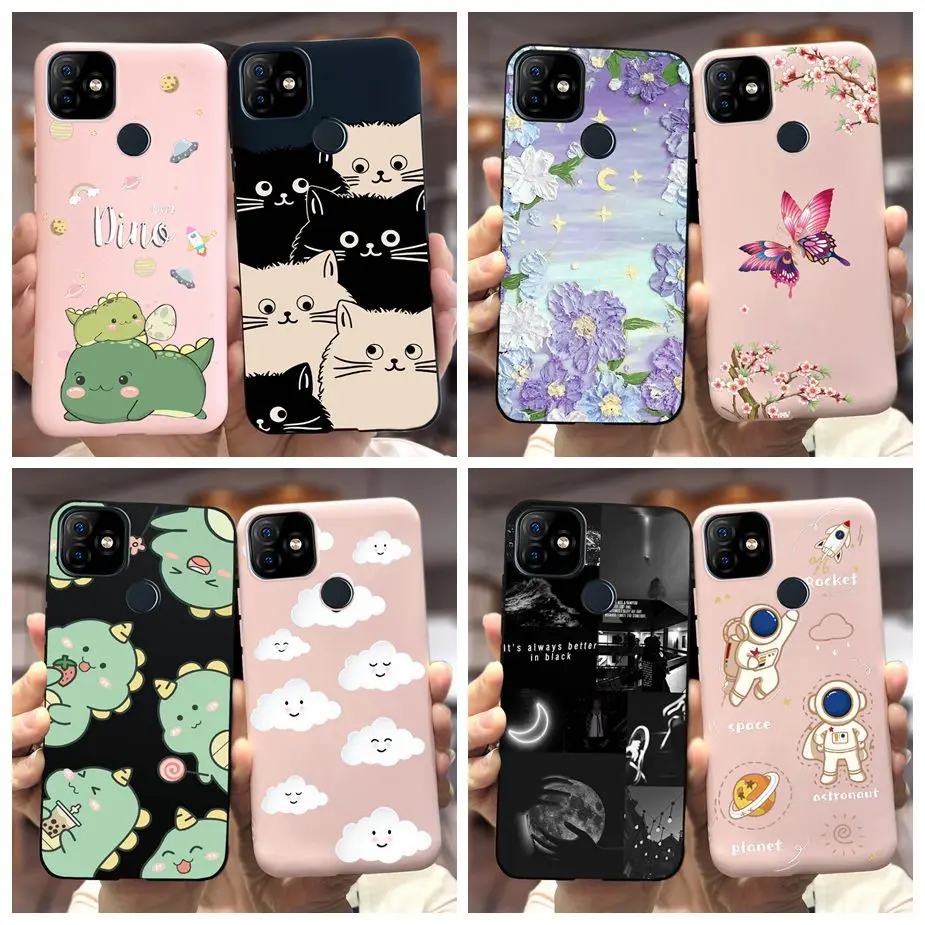 For-ITEL-P36-Play-Case-Cute-Candy-Painted-Back-Cover-Soft-Silicone-TPU ...