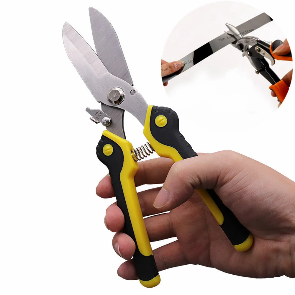 Sheet Metal Snip Aviation Iron Scissors Plate Cut Shear Stainless Steel ...