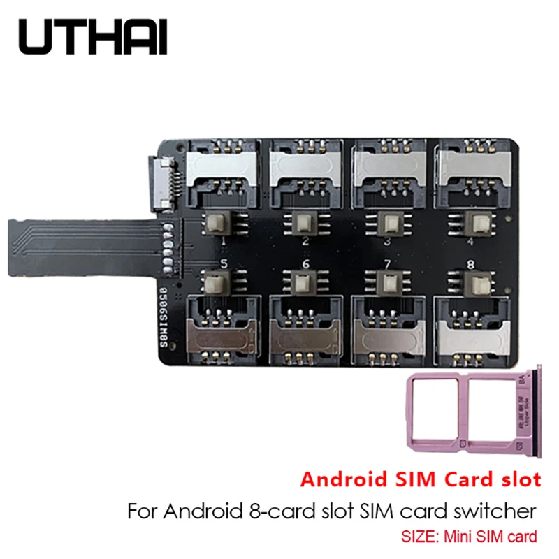 Multi Sim Card Reader Para Smartphone Android Adaptador Mini Sim