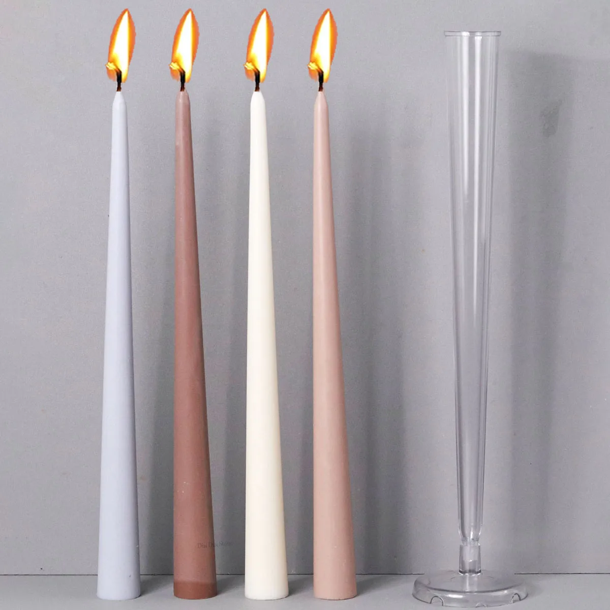 Acr-lico-Peaked-Long-Pole-Candle-Mold-DIY-Scented-Candles-Making ...