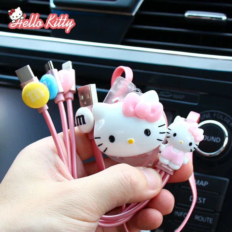Hello-Kitty-3-In-1-Micro-USB-Type-C-Charger-Cable-for-IPhone-13-Multi ...