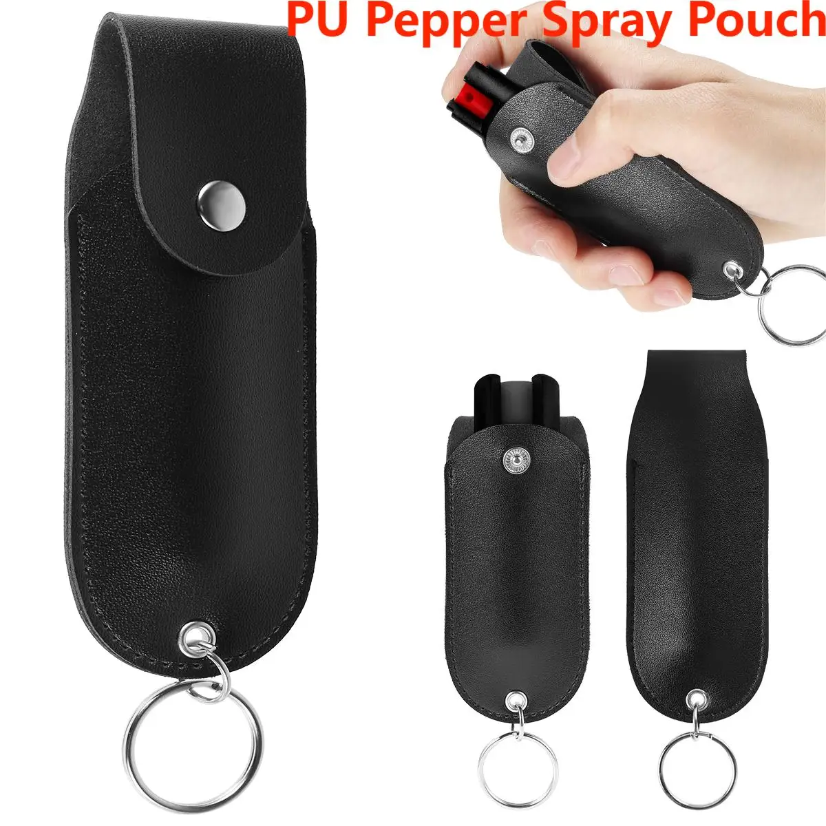 PU-Pepper-Spray-Pouch-Mini-Portable-Top-Flap-Pepper-Spray-Holder-Self ...
