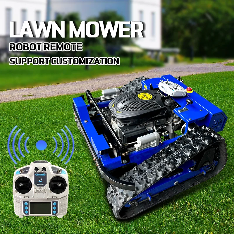 EURO-V-Gasoline-Engine-224CC-AWY550-Robot-Remote-Control-Lawn-Mower ...