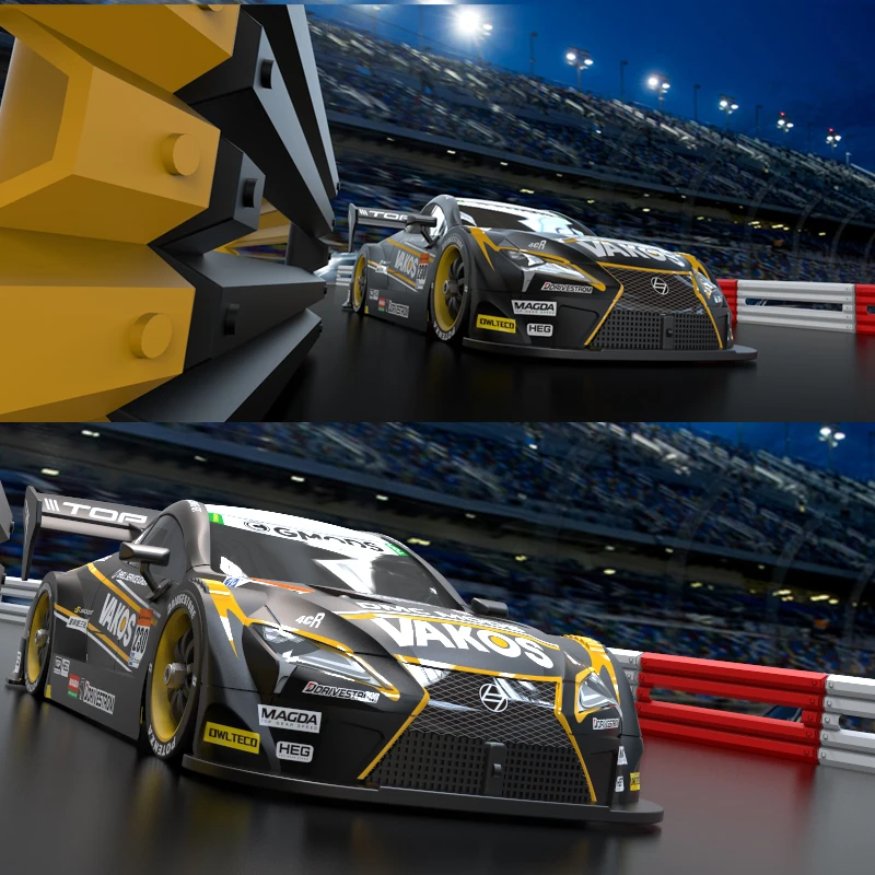 Remote-control-car-accessories-RC-drift-racing-track-road-shoulder-high ...