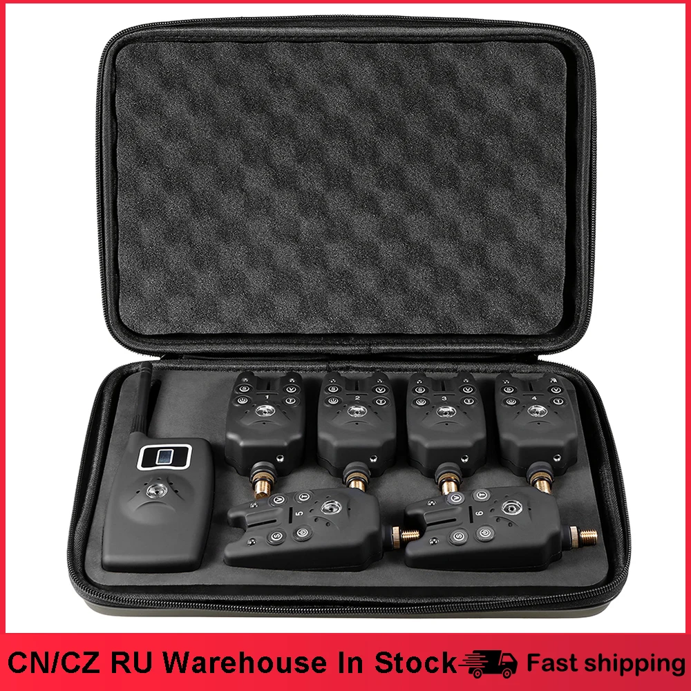 Waterproof-Wireless-LED-Fishing-Bite-Alarm-Digital-Tone-Volume ...