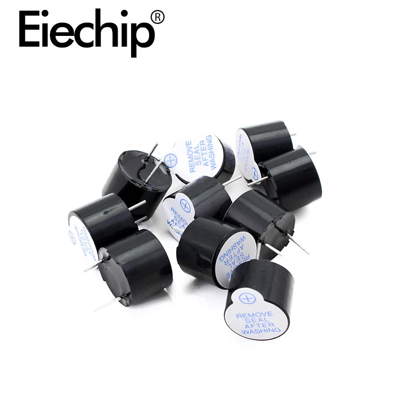 10pcs/lot 5V Active Buzzer Magnetic Long Continous Beep Tone 12*9.5mm ...