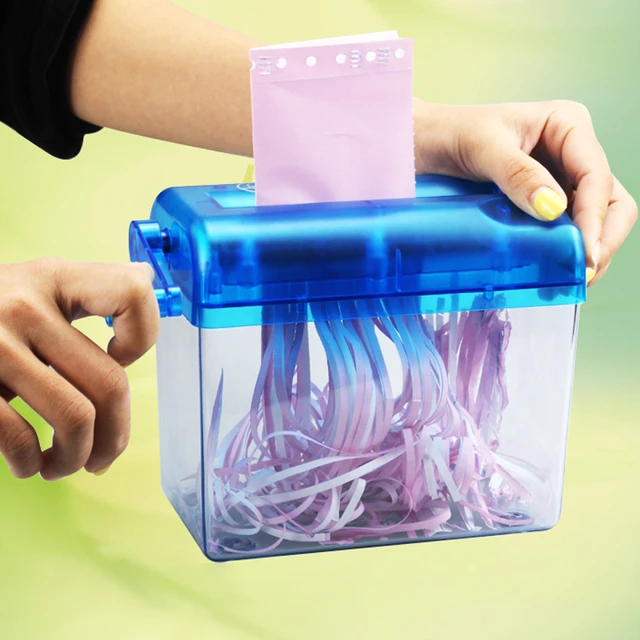 Sliced Hand Paper Shredder