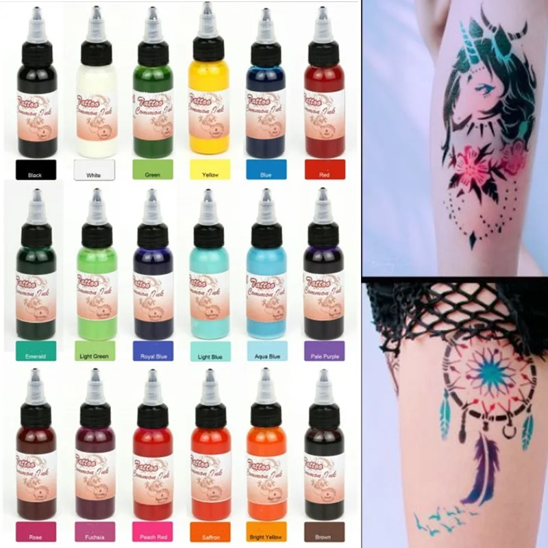 Metallic Tattoo Ink Permanent