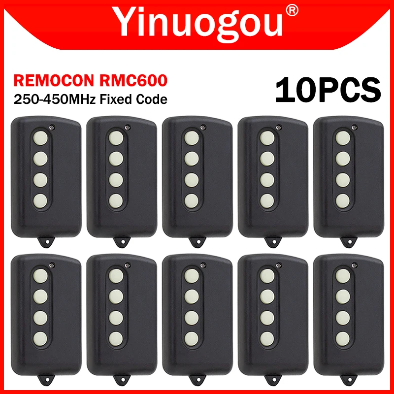10PCS For REMOCON RMC600 RMC610 RMC555 LRT-1 Garage Door Remote Control ...