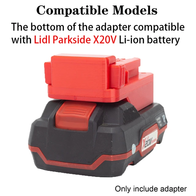 Battery Adapter Parkside Makita Parkside Battery Adapter, 51% OFF