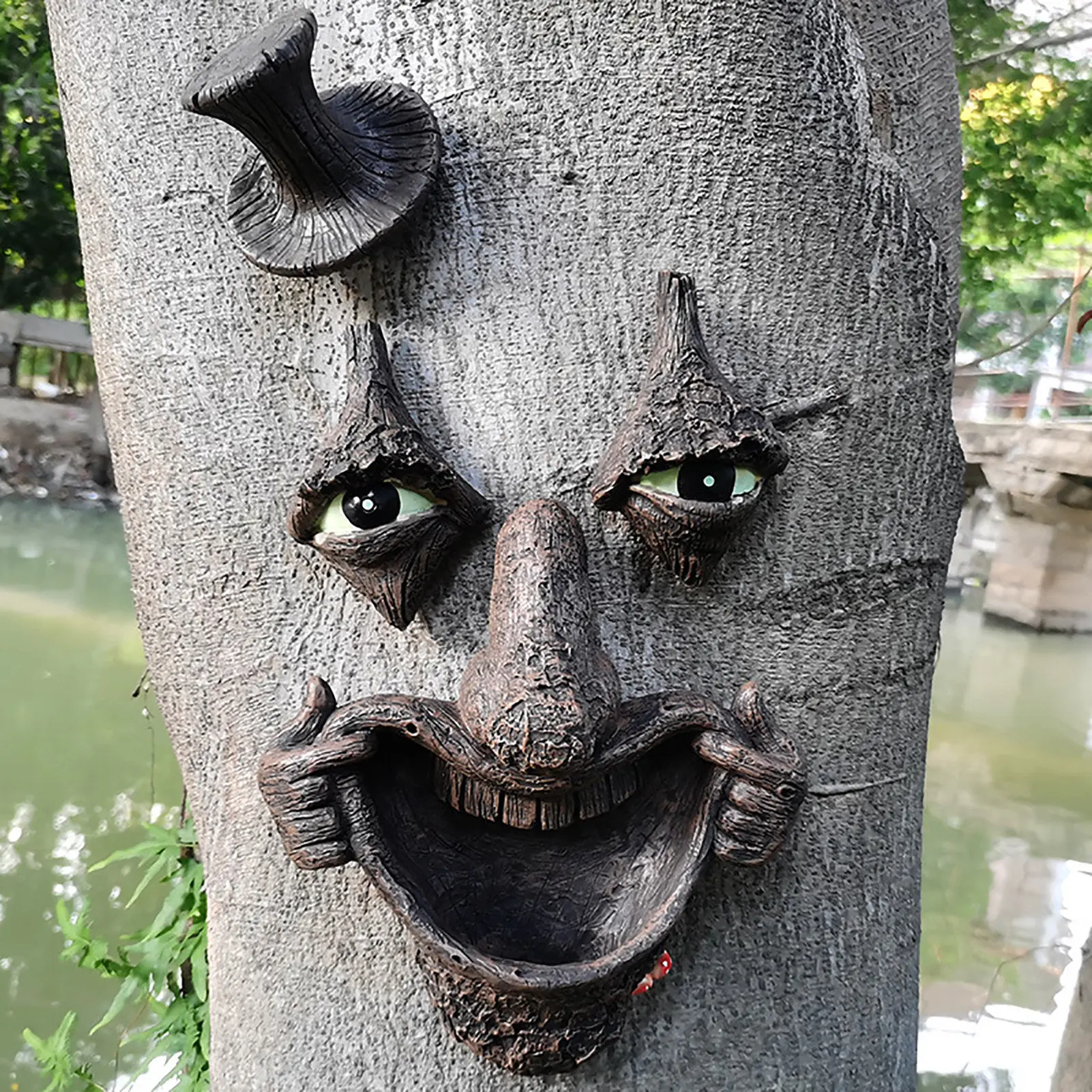 Resin Tree Face Decorations