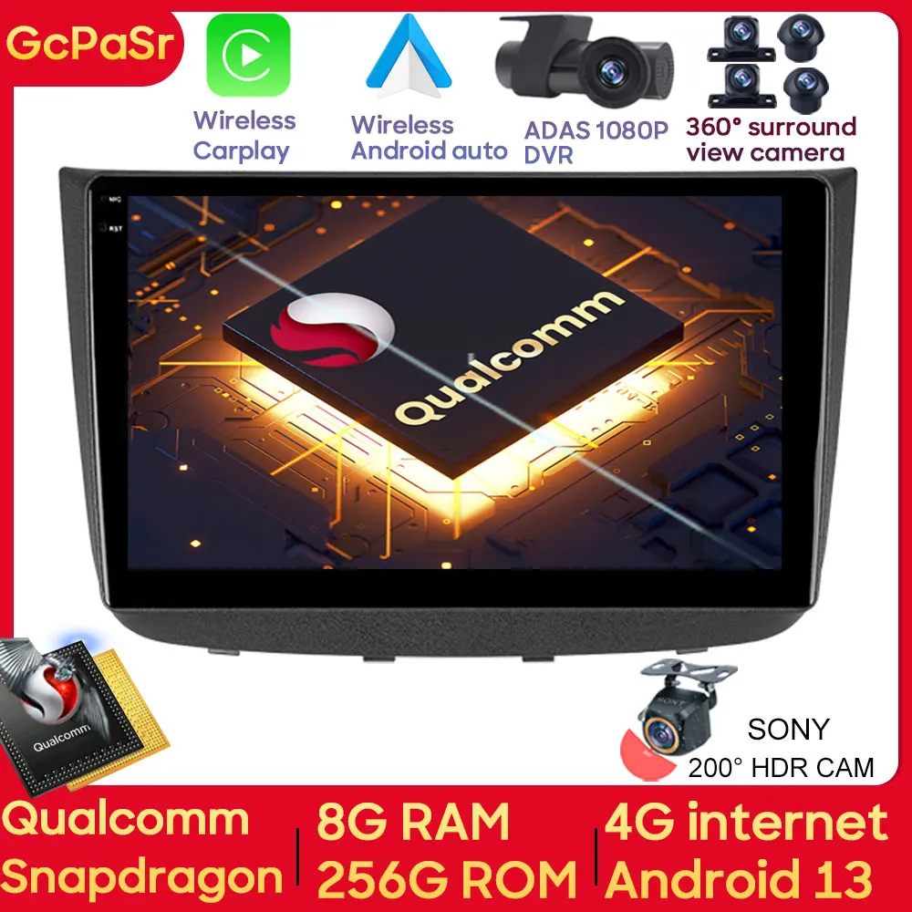 Qualcomm For Mercedes-Benz Vito 2 W639 Viano 2 W639 2003 - 2015 Carplay ...