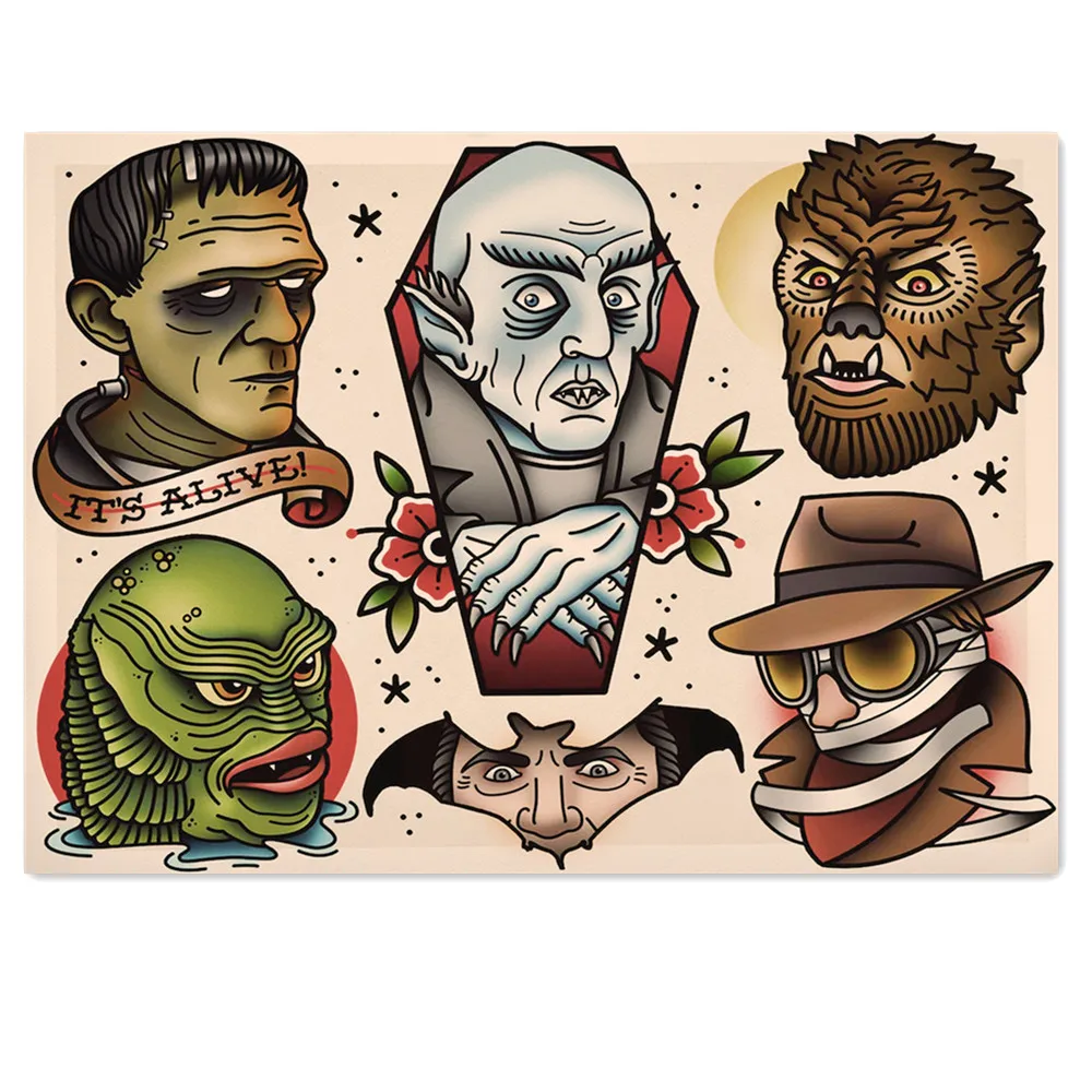 Universal Monsters Tattoo