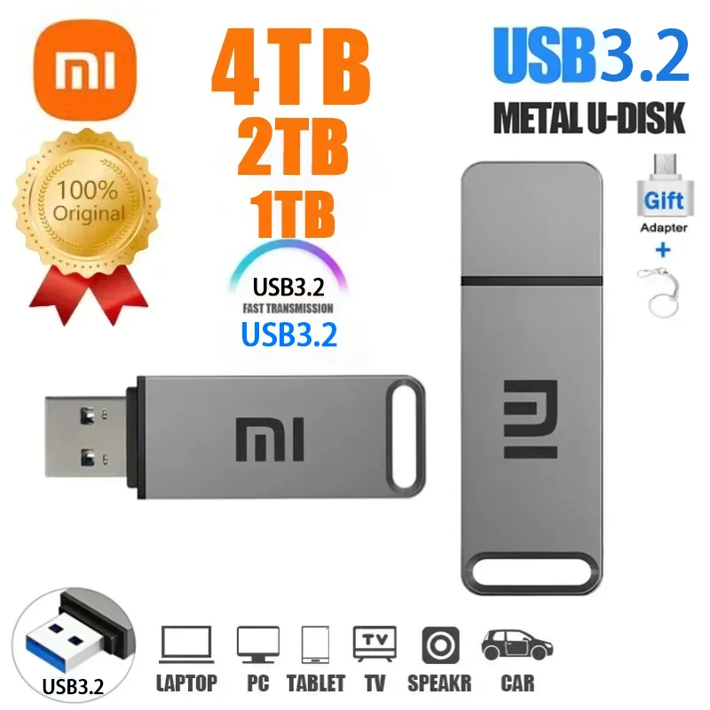 Xiaomi-Original-4TB-USB-3-2-Flash-DriveHigh-Speed-Pen-Drive-8TB-Type-C ...