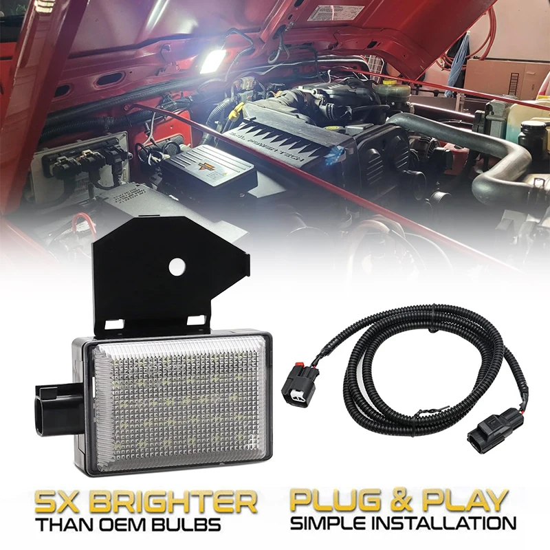 LED Under Hood Lights Assembly Lamp Kit For Dodge Ram 1500 2500 3500 ...