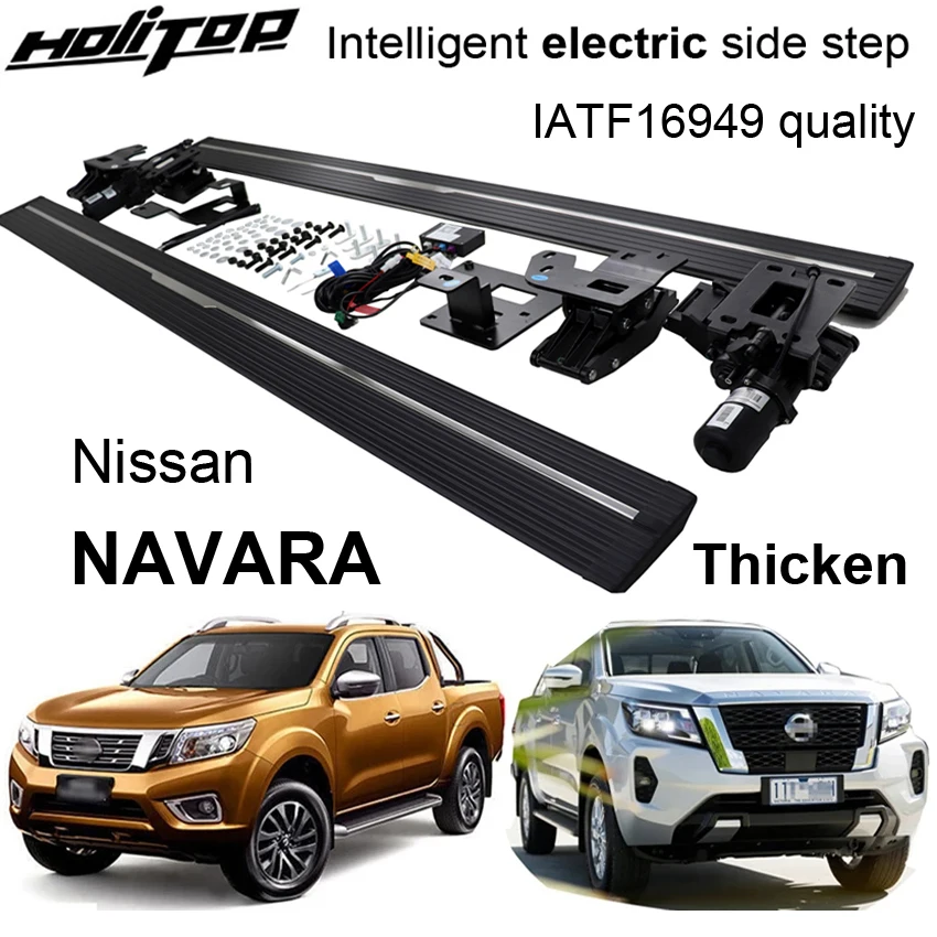 New-auto-electric-running-board-side-step-pedals-for-Nissan-NP300 ...
