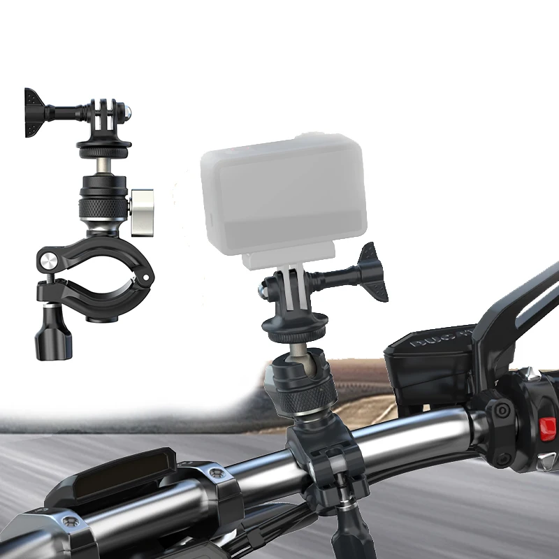 360-Rotation-Mount-Holder-with-Clamp-1-4inch-Ball-Head-Adaptor-for ...