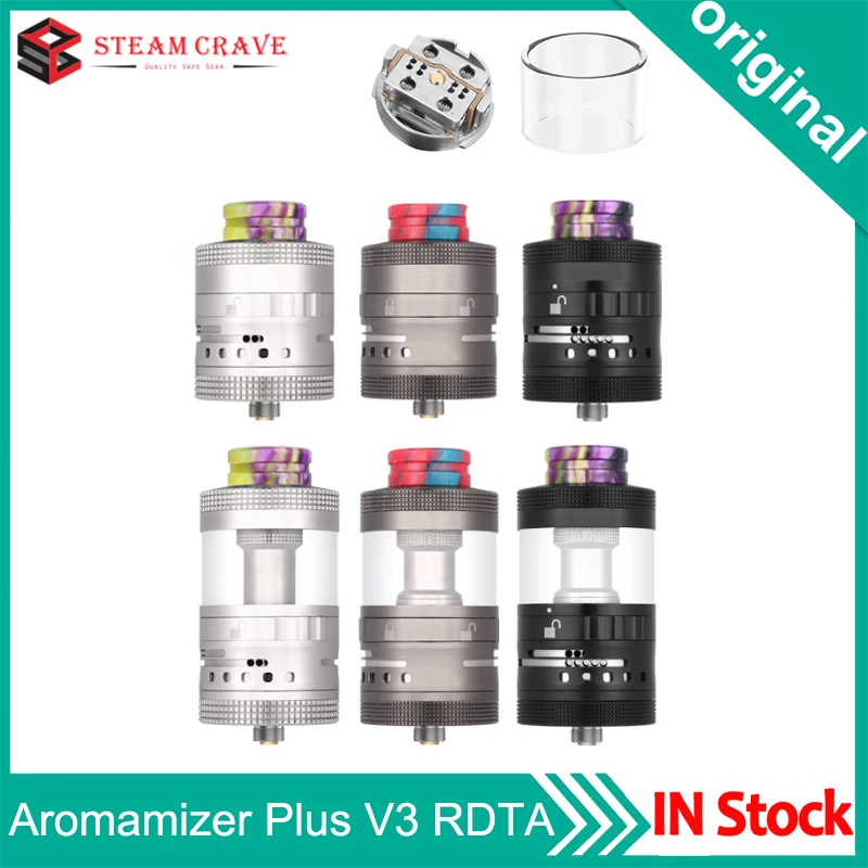 Original Steam Crave Aromamizer Plus V3 RDTA Tank 30mm 12ml/3ml ...