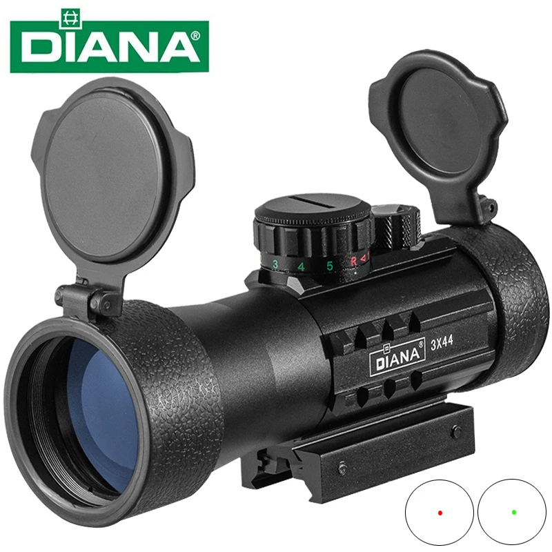 Diana-3X44-Green-Red-Dot-Sight-Scope-Green-Dot-Tactical-Optical-Sight ...