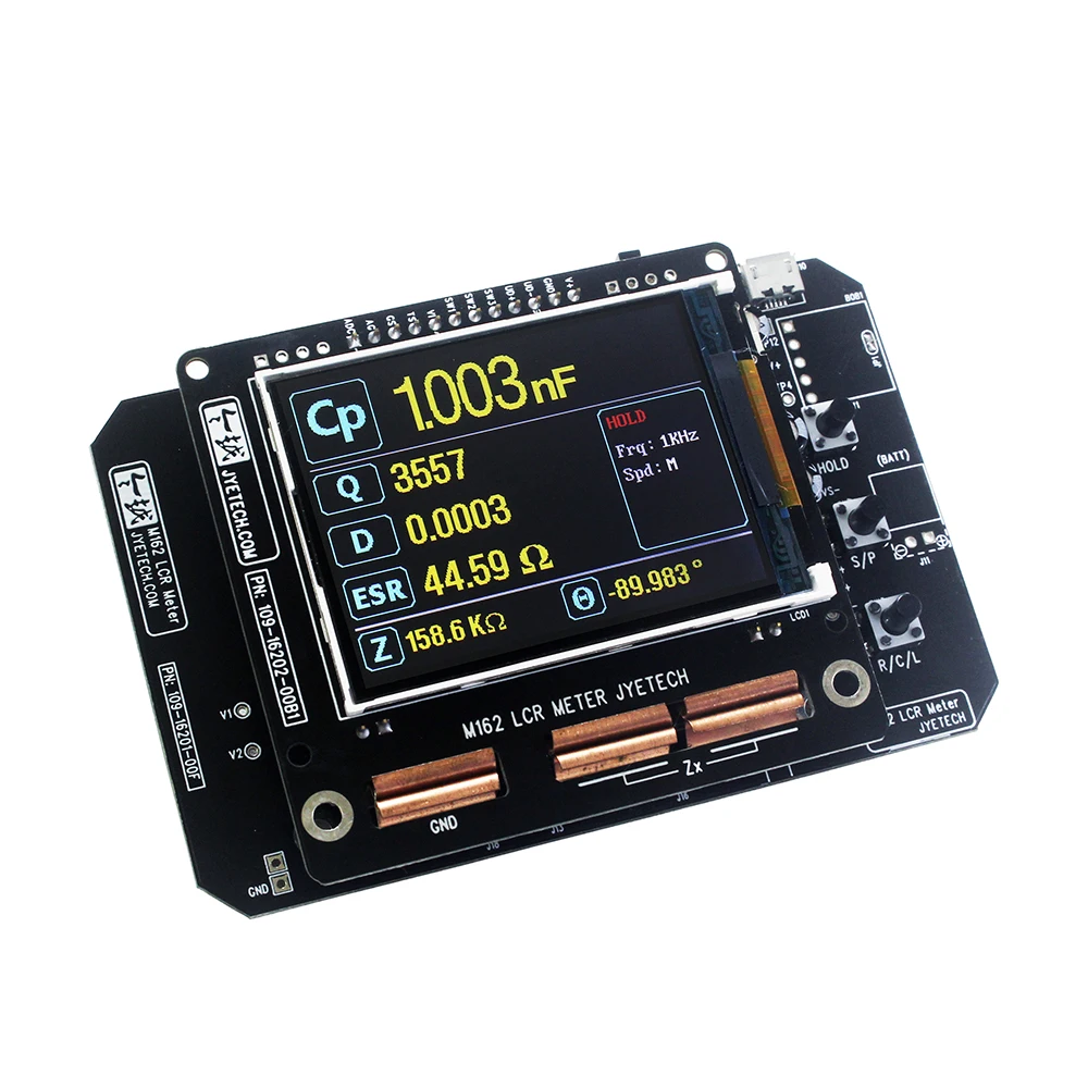 M162 High Precision LCR Tester Digital LCD Ohm Resistance Capacitance ...