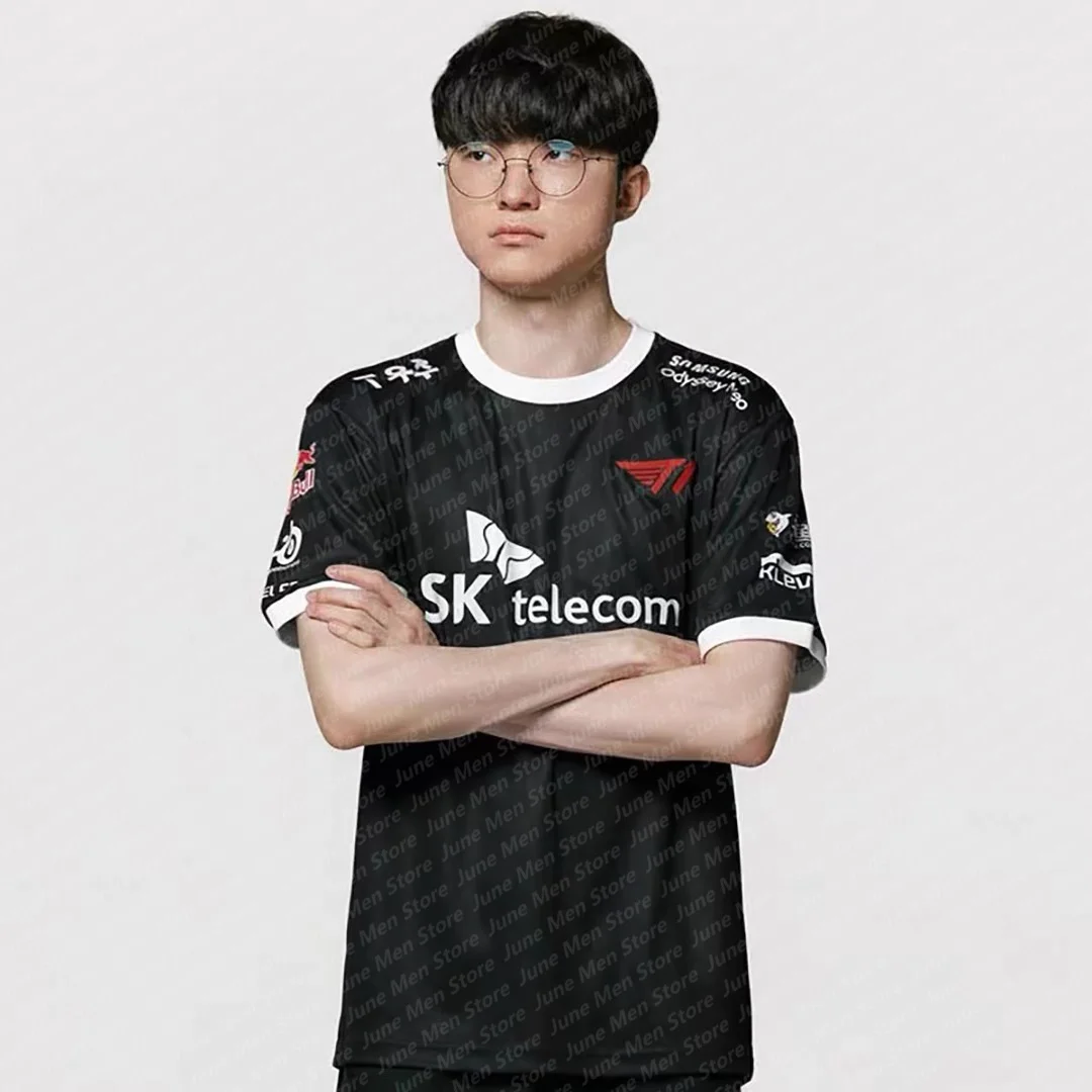 New-Men-T-Shirts-Faker-T-Shirts-Kit-League-Of-Legends-World-Finals-T1 ...