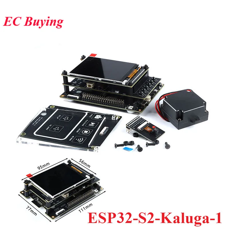 ESP32-S2-Kaluga-1 ESP32-S2 New Multimedia Development Board Kit WiFi Module DIY ESP-LyraP-CAM ...