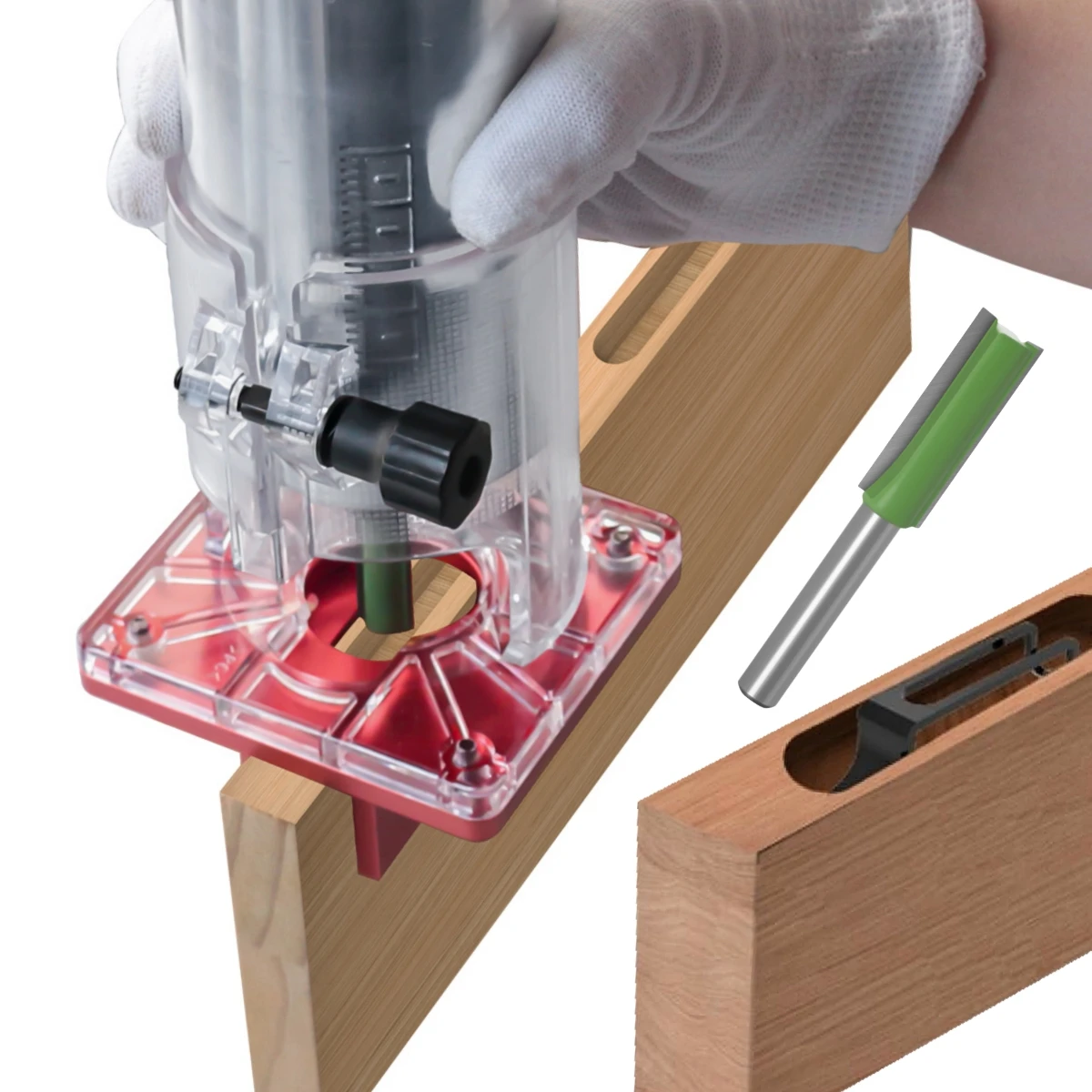 Suporte-de-encaixe-invis-vel-Carpintaria-Router-Base-Mortising-Jig ...