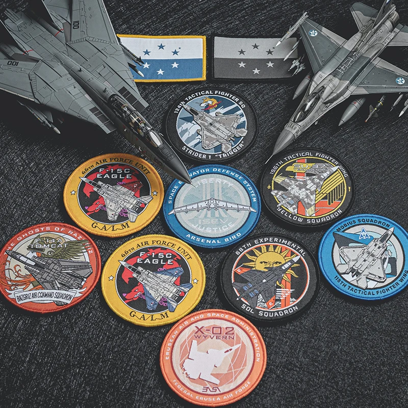 AceCombat-Embroidered-Cloth-Patches-Game-Surrounding-Hook-and-Loop ...