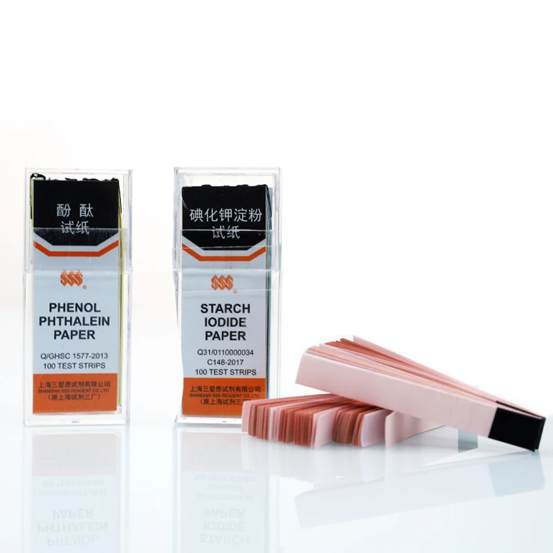 10box/lot (1000strips) Phenol Phthalein/congo Red/lead Acetate/turmeric ...