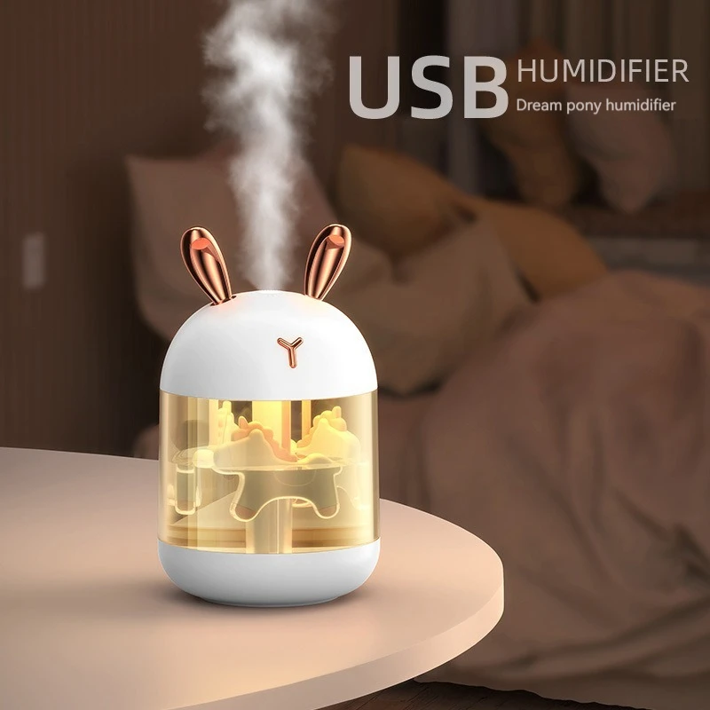 New-cute-rabbit-usb-mini-humidifier-home-silent-small-desktop-bedroom ...