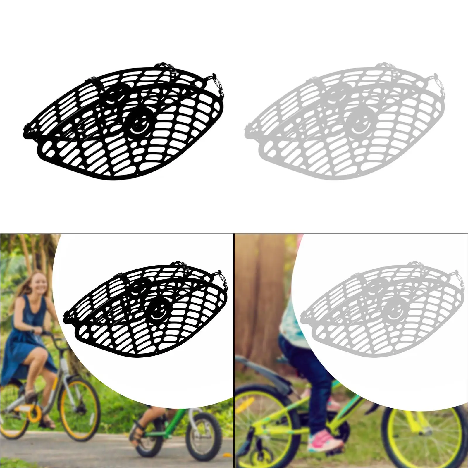Bike Rear Wheel Net,Bike Backseat Guard Protector, Mesh Barrier Baffle ...