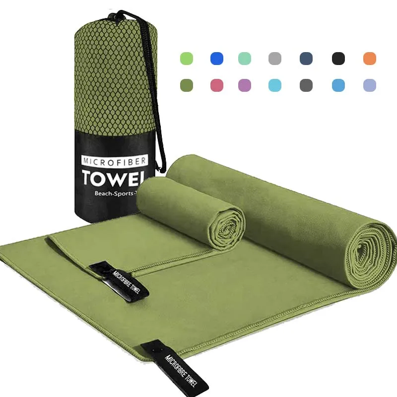 2-pcs-set-quick-drying-towels-sports-sweat-wiping-towels-fitness ...