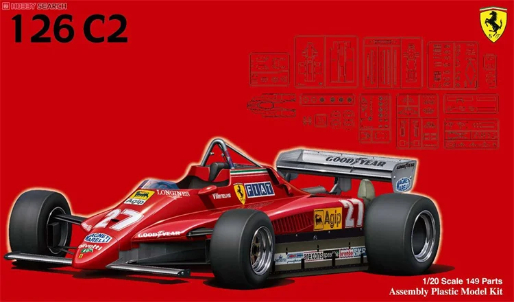 Ferrari Formula Model | Fujimi F1 Scale Kit | 1 20 F1 Model Kits ...