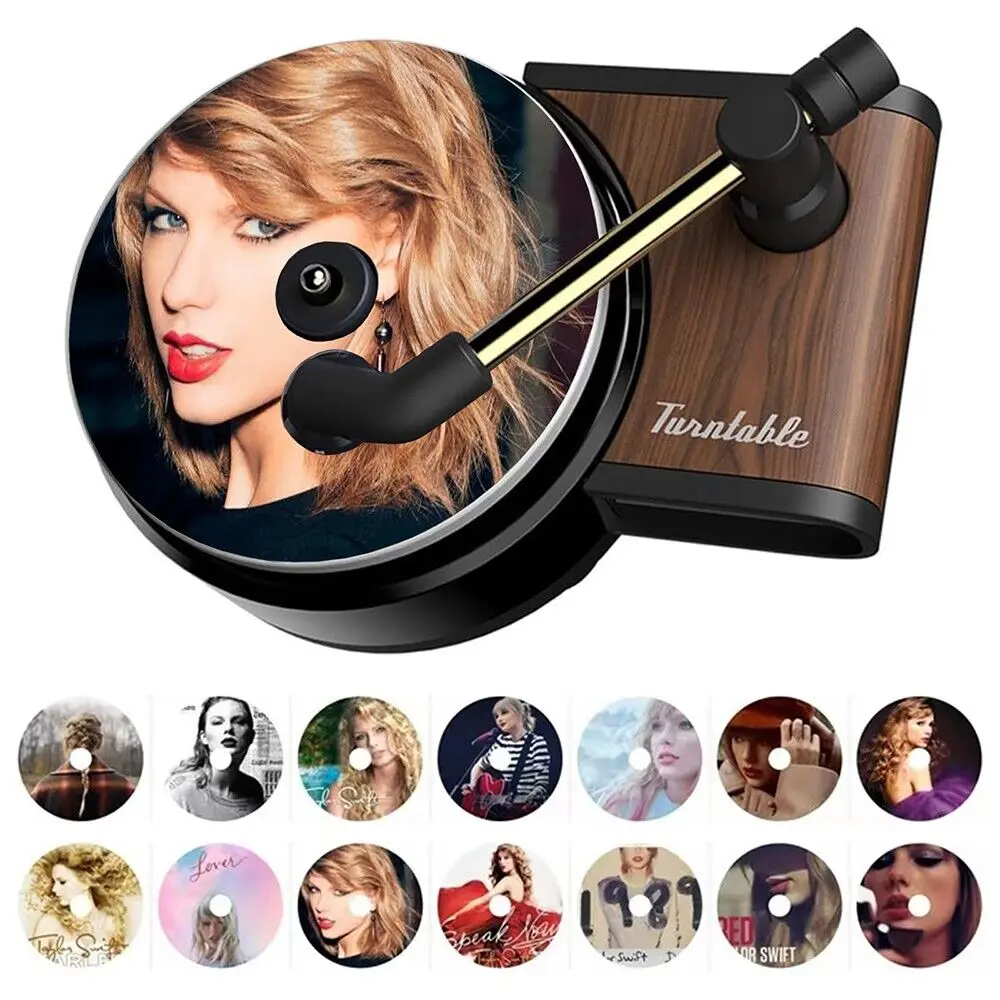 14PCS Record Player Aromatherapy Slices Car Air Freshener for Taylor ...