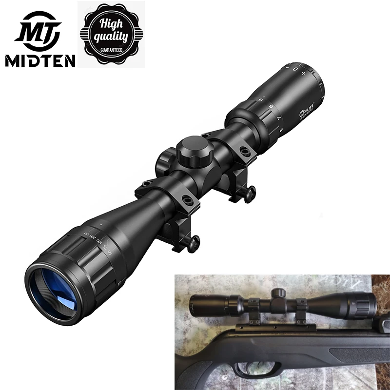 MidTen-Rifle-Scope-Hunting-3-9x40-Adjustable-Objective-Lens-AO-Optics ...