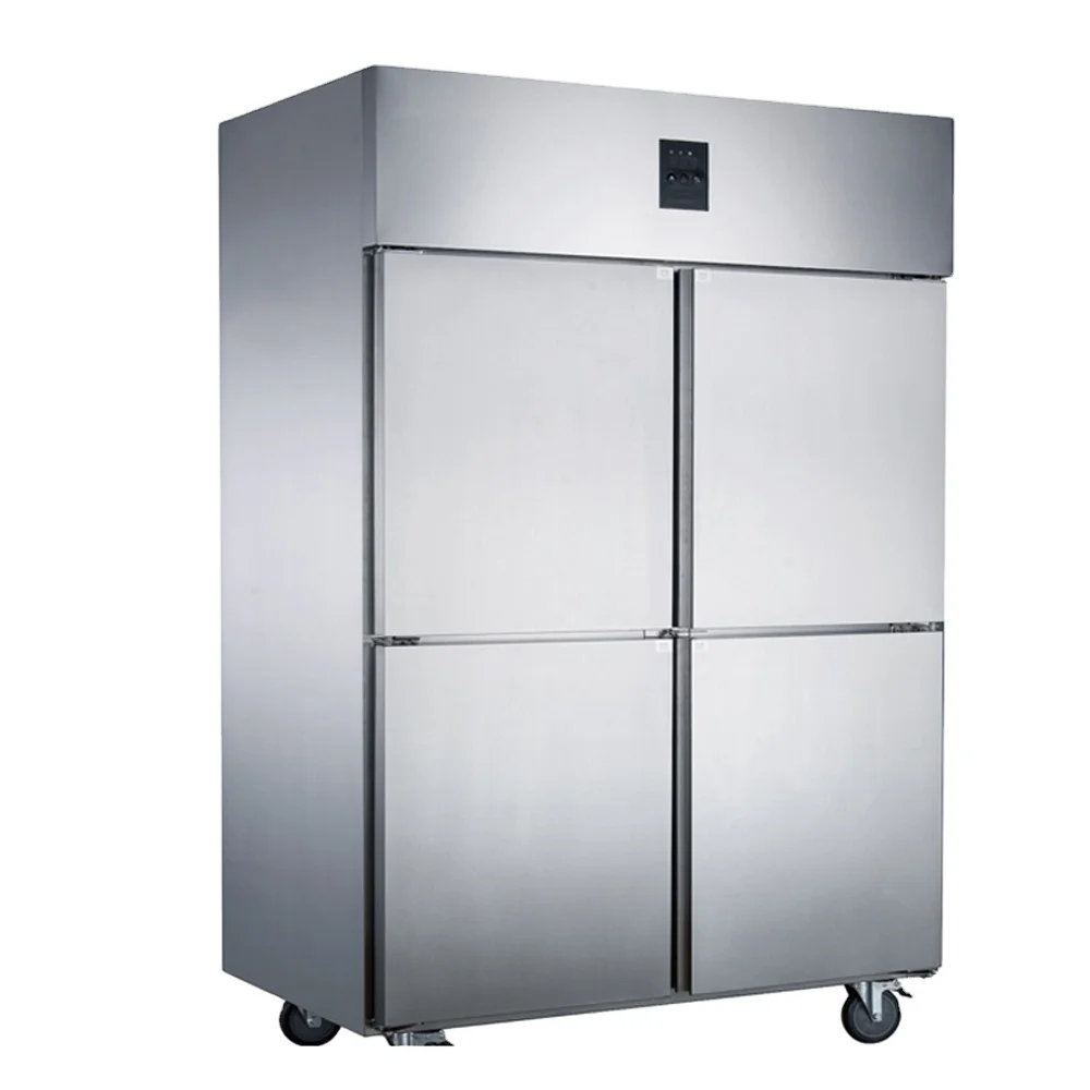 4-Doors-Commercial-Restaurant-Kitchen-Refrigerator-Easy-Cleaning-Static ...