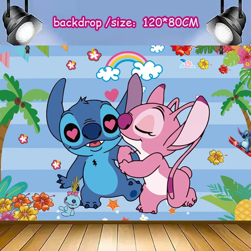 Nueva decoración para fiesta de cumpleaños de Stitch, Lilo & Stitch ...