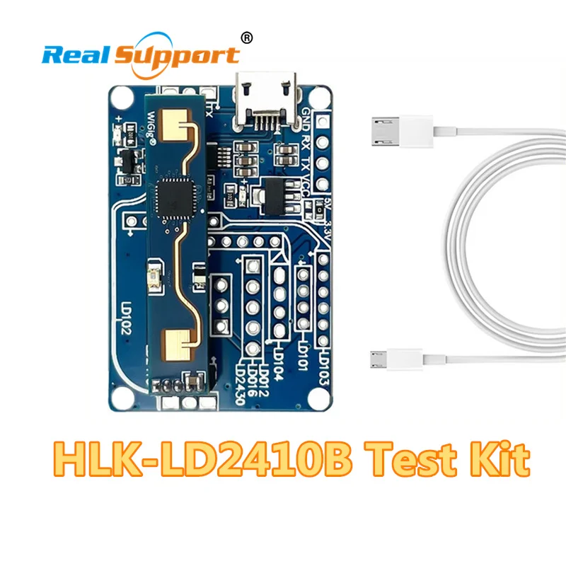 HLK-LD2410B-Test-Kit-LD2410-FMCW-24G-Smart-Human-Presence-Status-Radar ...