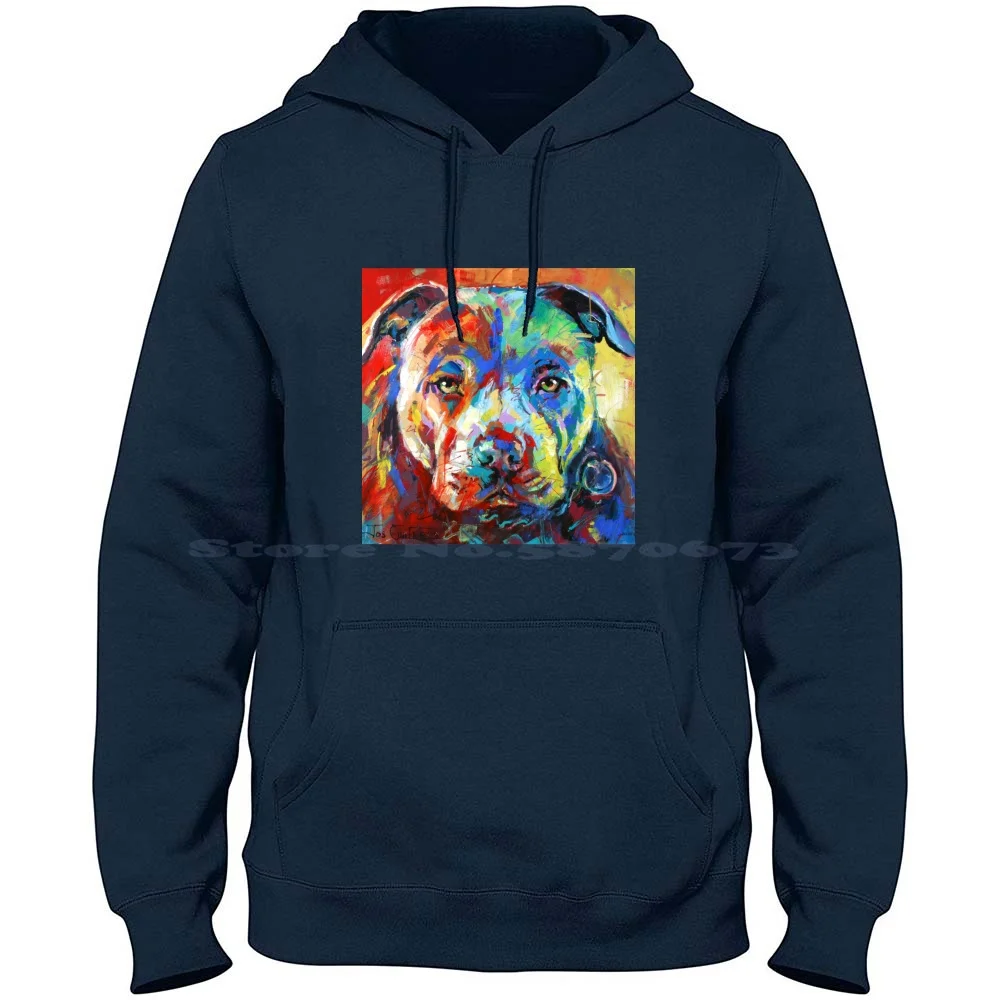 Stafforshire Bull Terrier 100% Pure Cotton Hoodie Tshirt Staffy Staffie ...