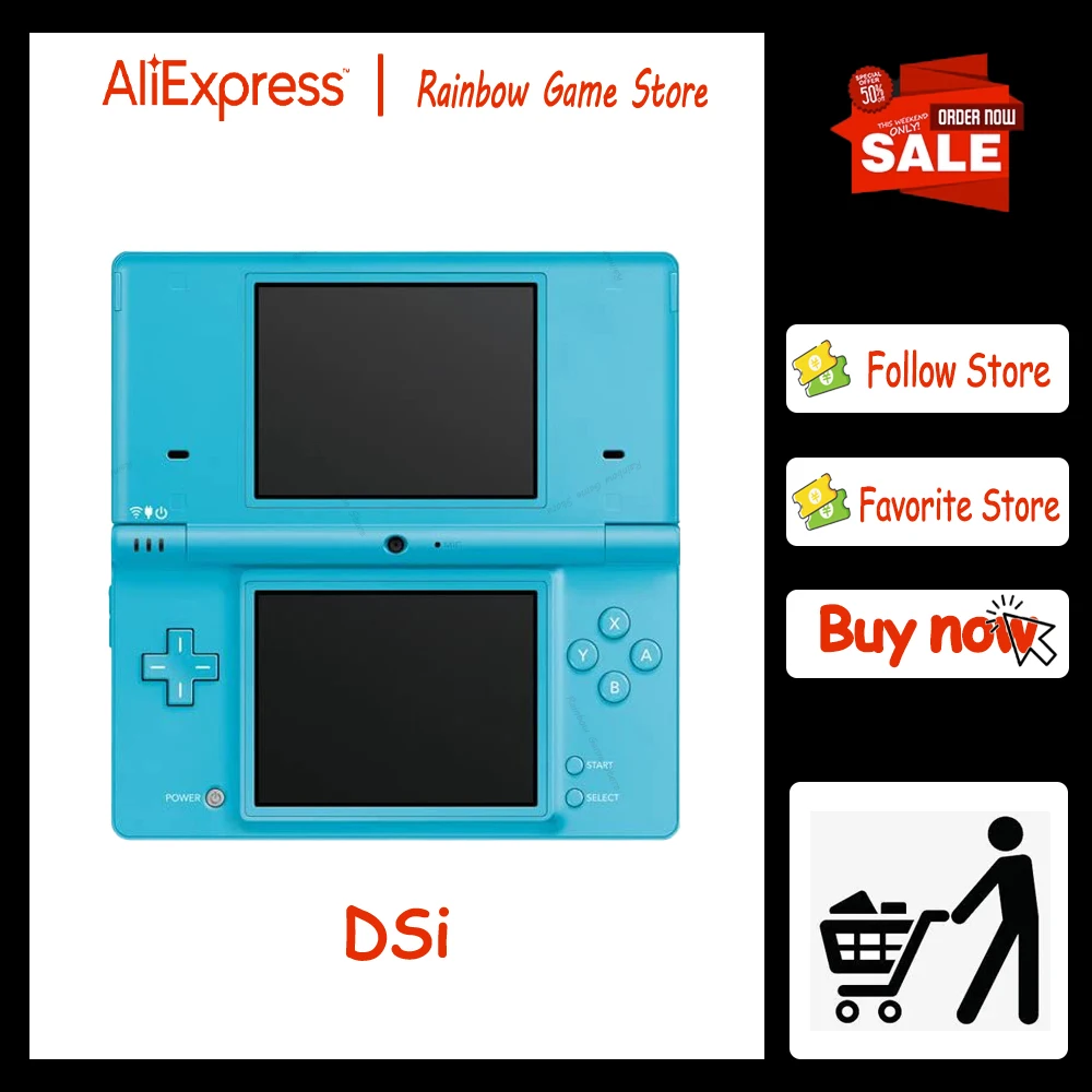 Original-Used-For-DSI-Game-Console-for-Nintendo-NDSI-Retro-Handheld ...