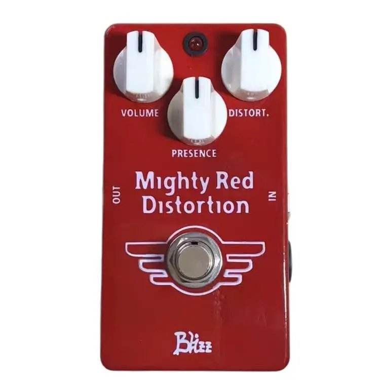 LILT-Guitar-Pedal-Crazy-Professor-Red-Distortion-Mighty-Red-Monoblock ...