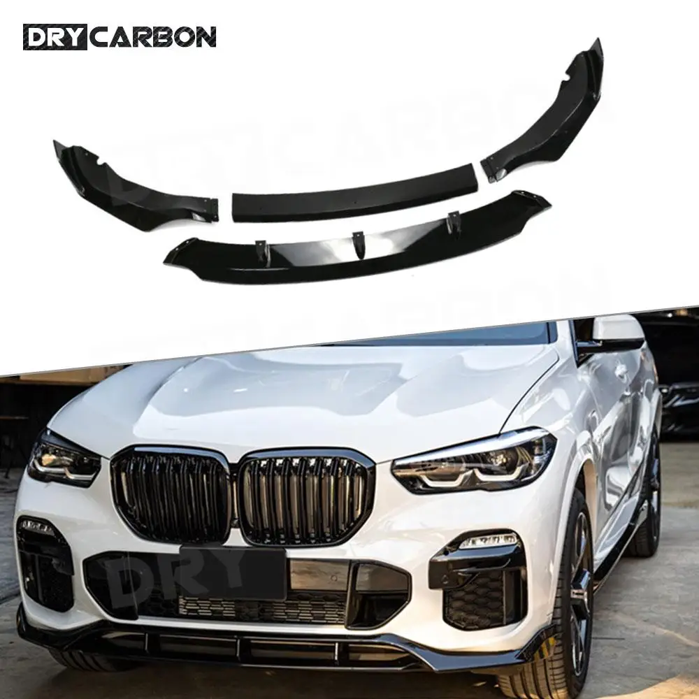For-BMW-X5-G05-M-Sport-2019-Front-Bumper-Splitters-Lip-Spoiler-Diffuser ...