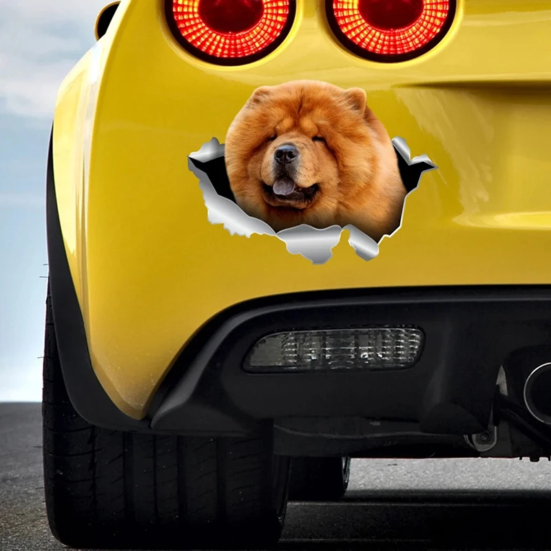 Chow Chow Dog Car Sticker - giftclubstore