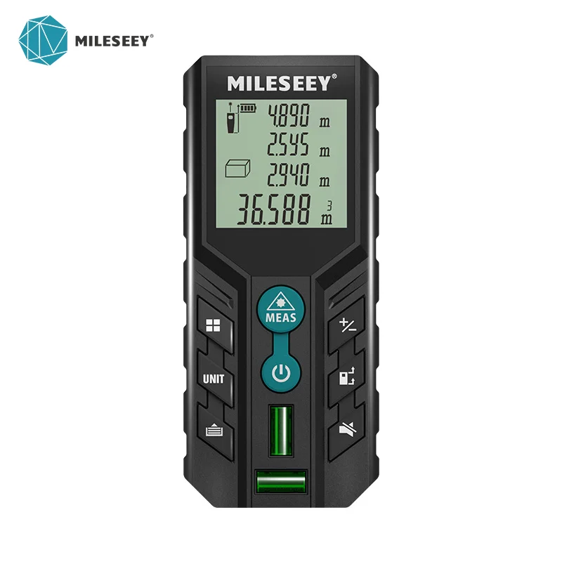 Mileseey-D2-Laser-Distance-Meter-40m-120m-Rangefinder-Rechargeable ...