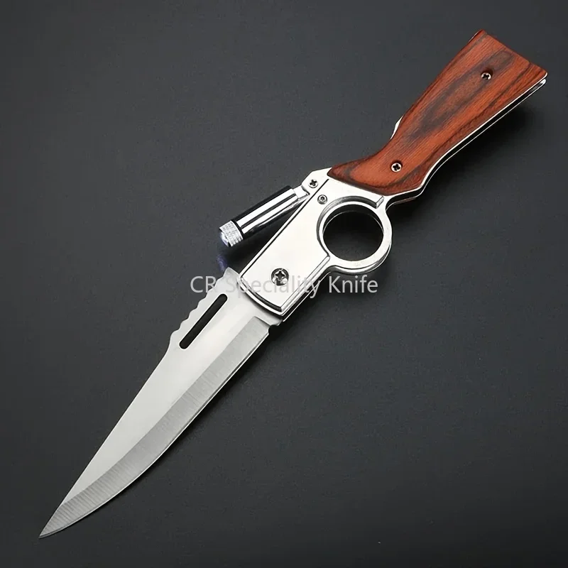 AK47 EDC Folding Knife with LED – OUTFITTERS PURSUIT