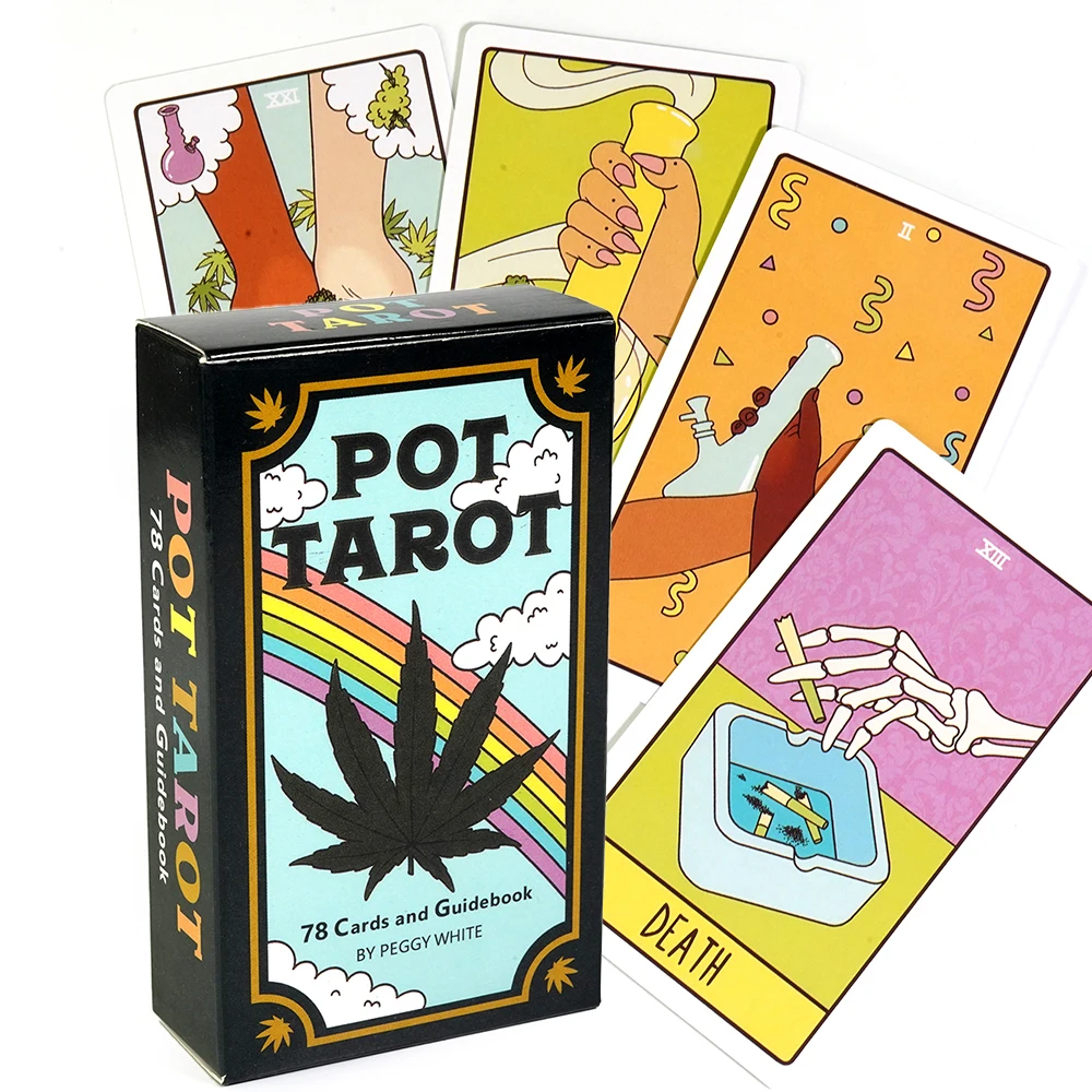 Pot-Tarot-78-Pcs-Card-Deck-Travel-Version-Pocket-Size-Witchy-Beginner ...