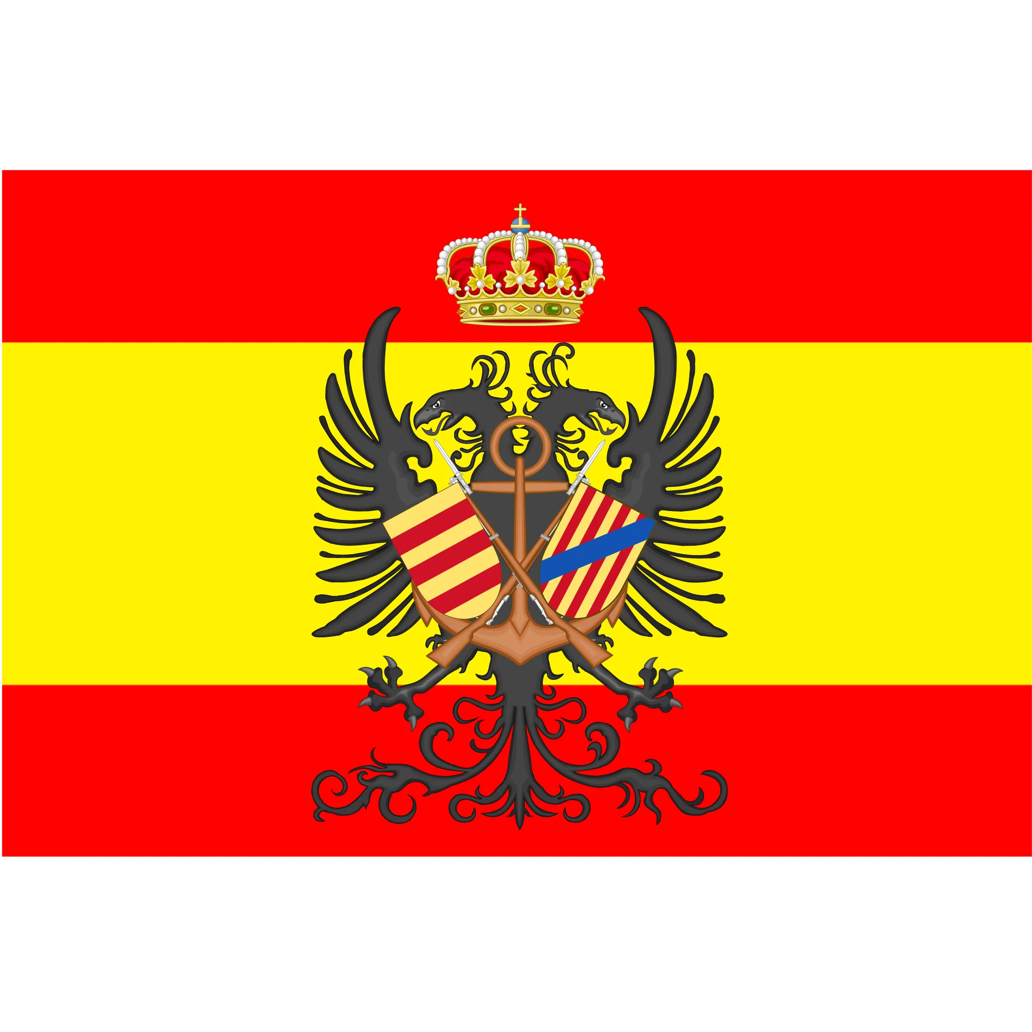 Spanish Flag Crest